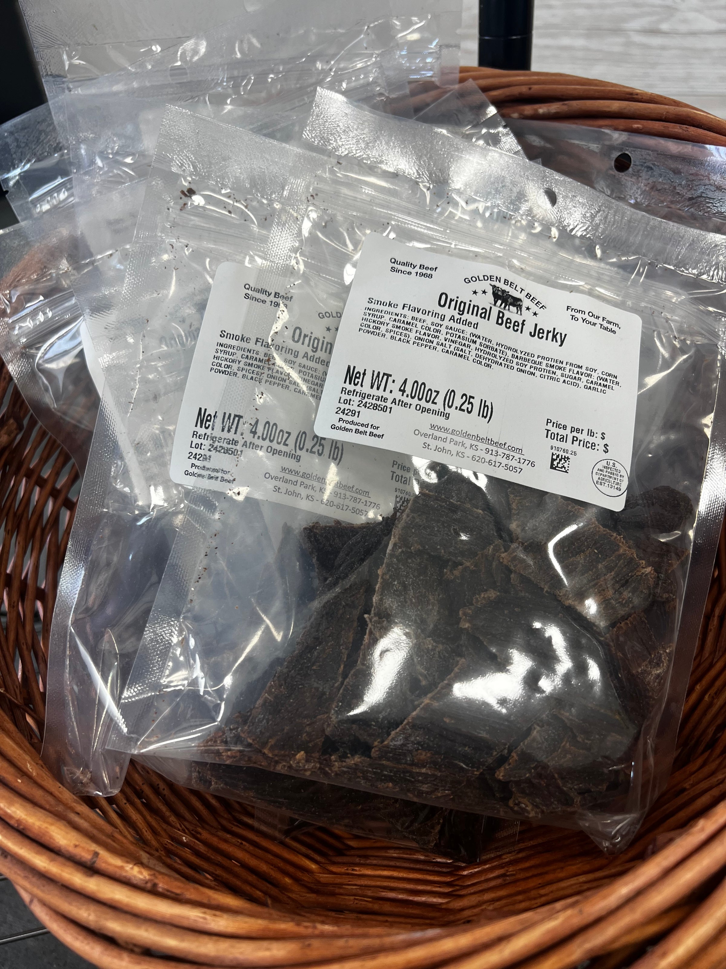 Golden Belt Beef Beef Jerky | Golden Belt Beef - Overland Park Kansas ...