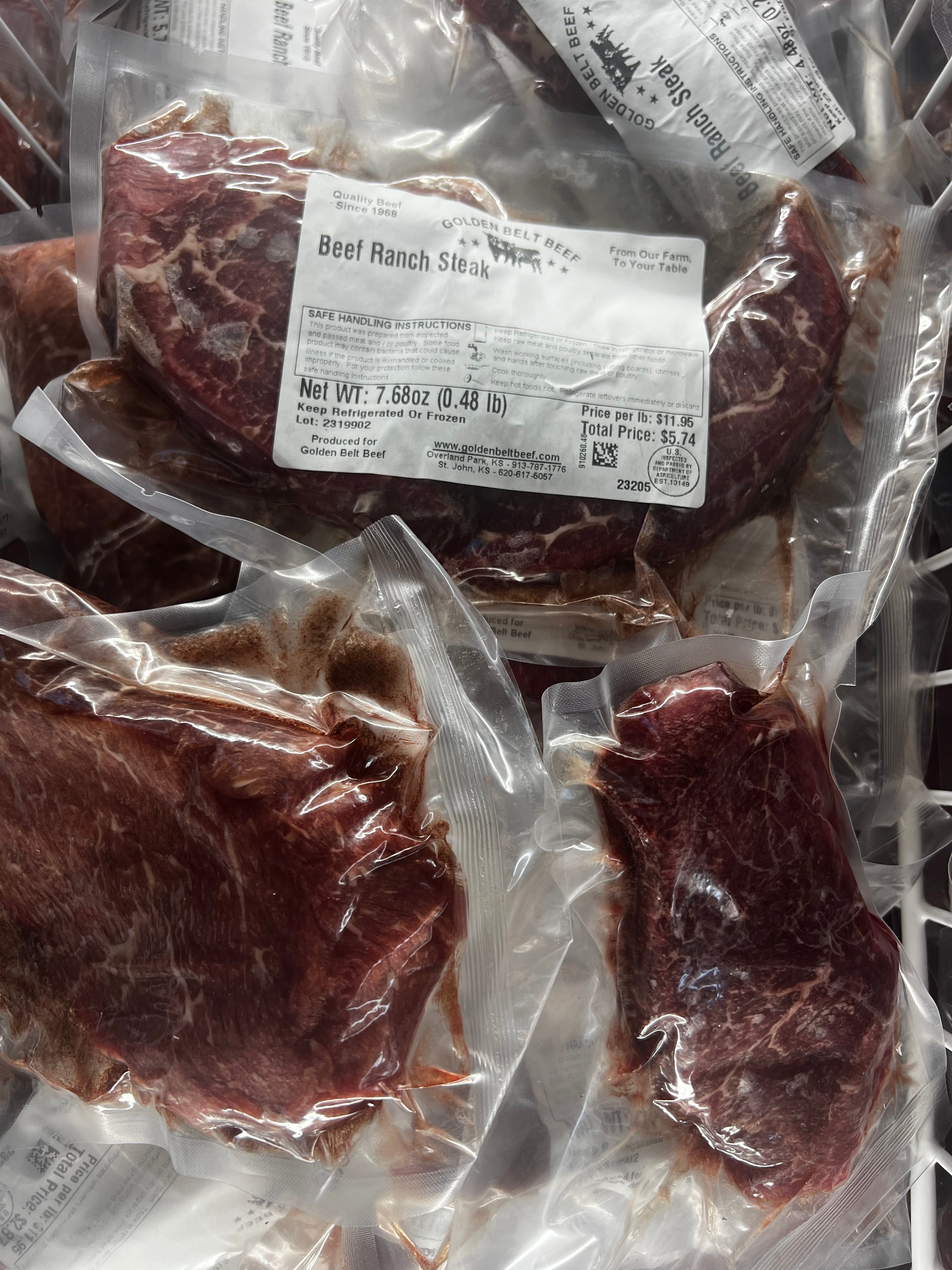 RANCH STEAK | Golden Belt Beef - St. John Kansas Raised Beef "From Our ...