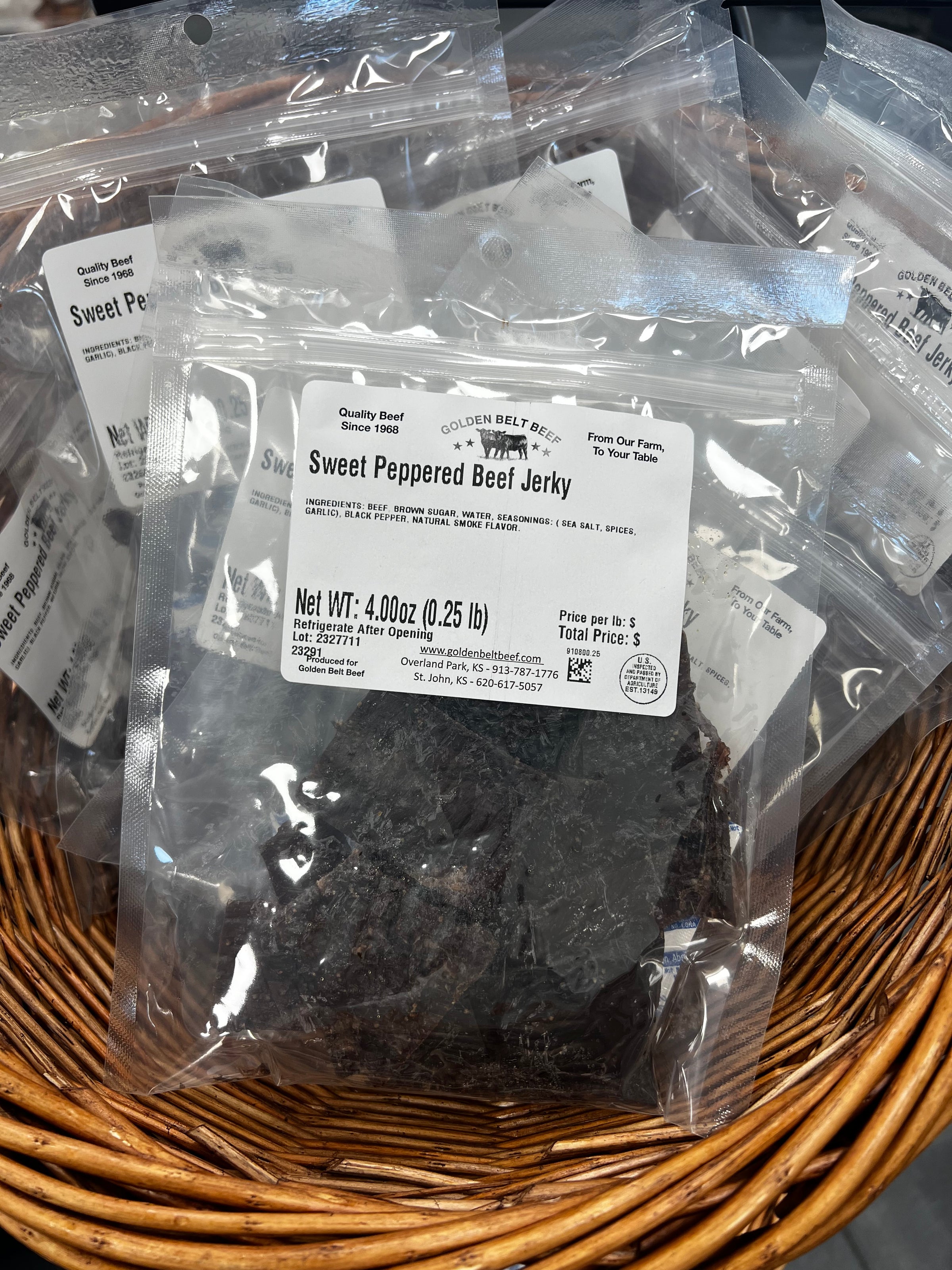 Golden Belt Beef Beef Jerky | Golden Belt Beef - Overland Park Kansas ...