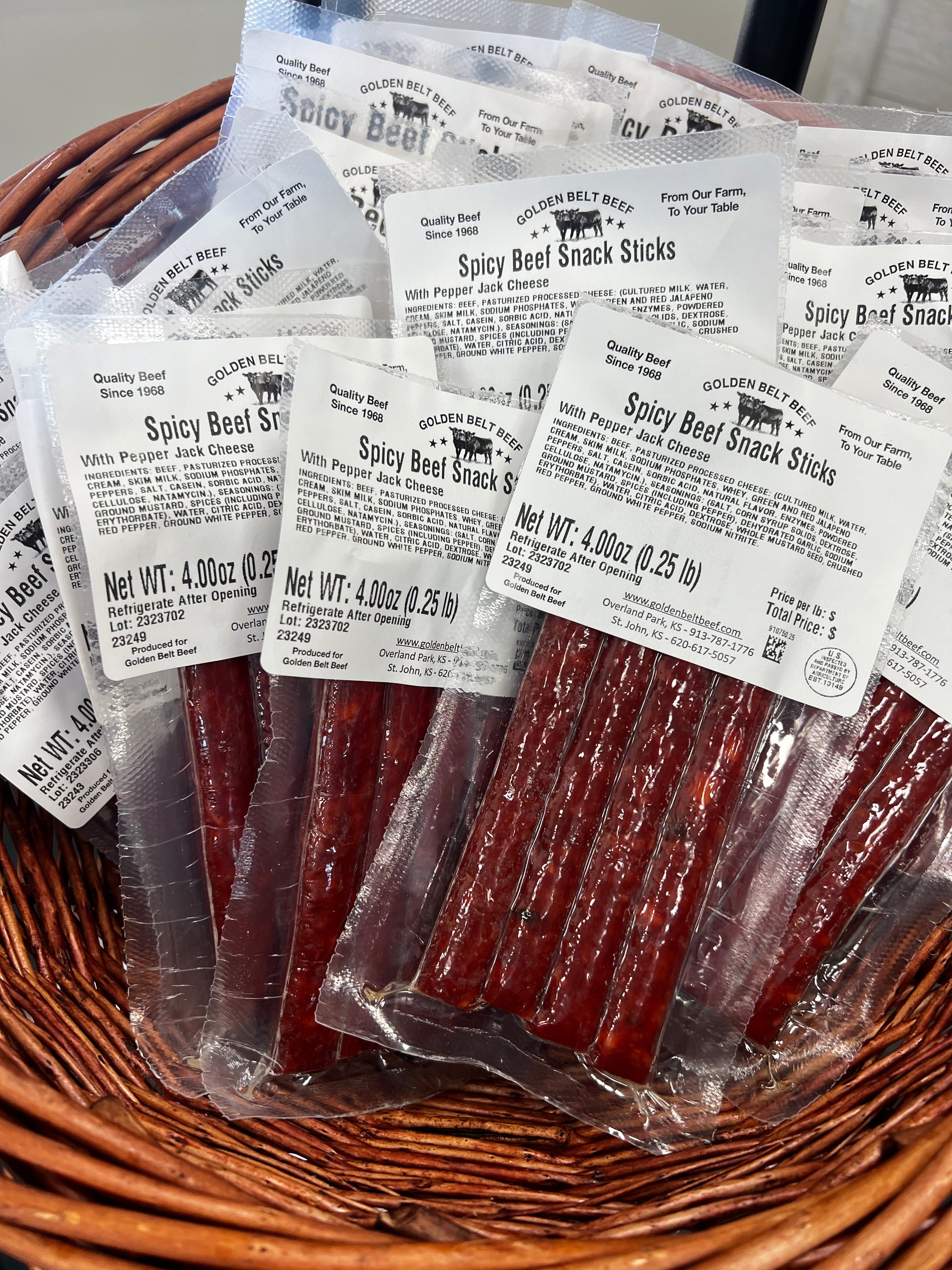 Snack Sticks | Golden Belt Beef - Overland Park Kansas Raised Beef ...
