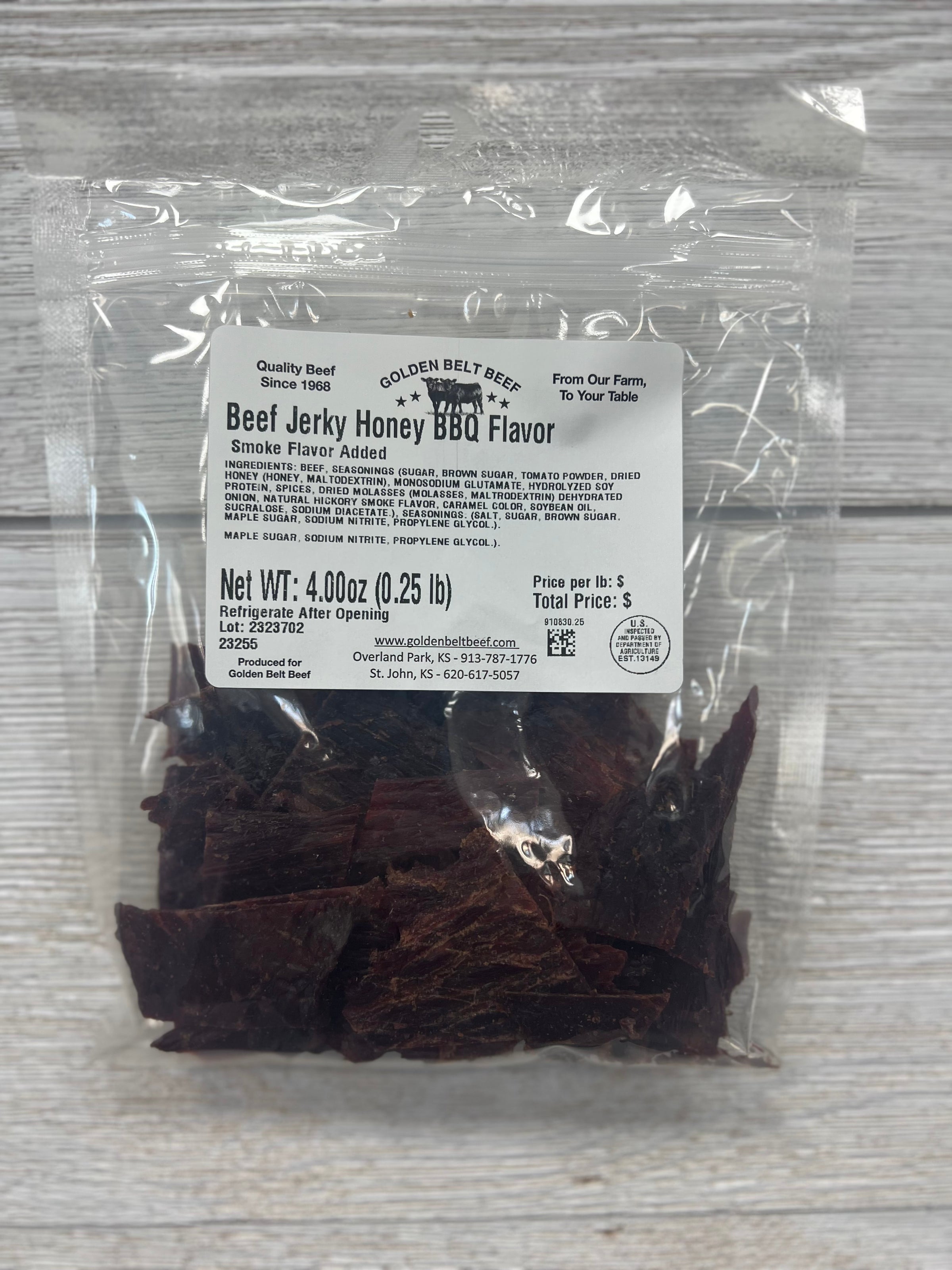 Golden Belt Beef Beef Jerky | Golden Belt Beef - Overland Park Kansas ...